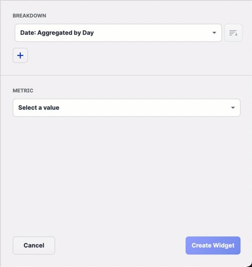 Custom Metric Widget Custom Metric Widget